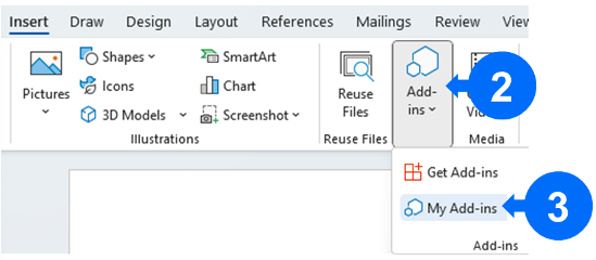Installing the Microsoft Office add-ins